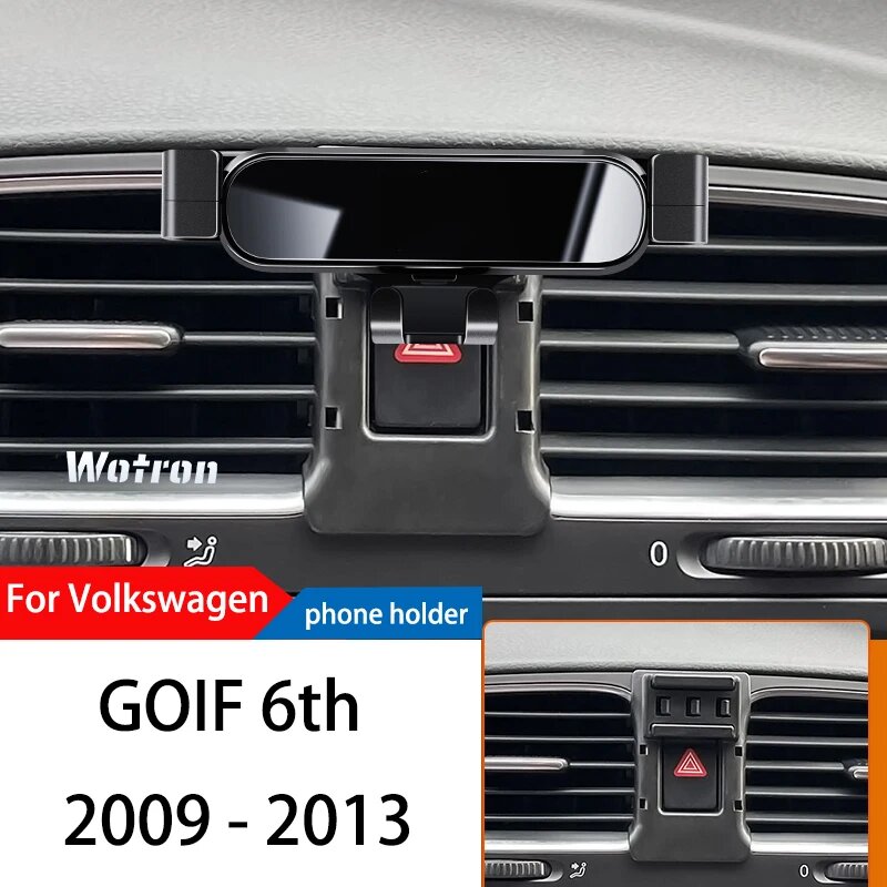 Автомобильный держатель телефона для Volkswagen GOIF 6 7 8 TH 2009-2022, GPS, For GOIF 09-13