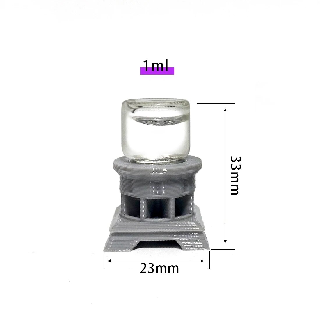 Стеклянная поилка для муравьев AntsKeeper 1-30 мл 1ml Waterer