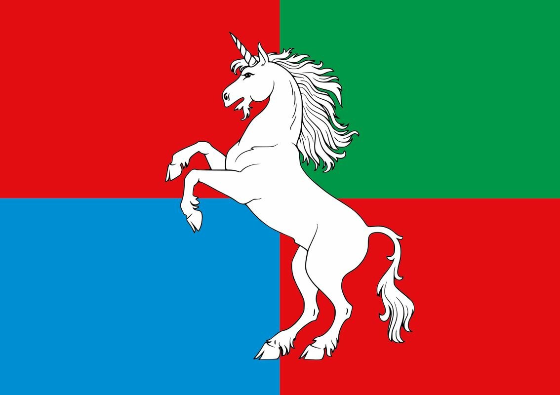 Термонаклейка флаг Выксы, 7 шт