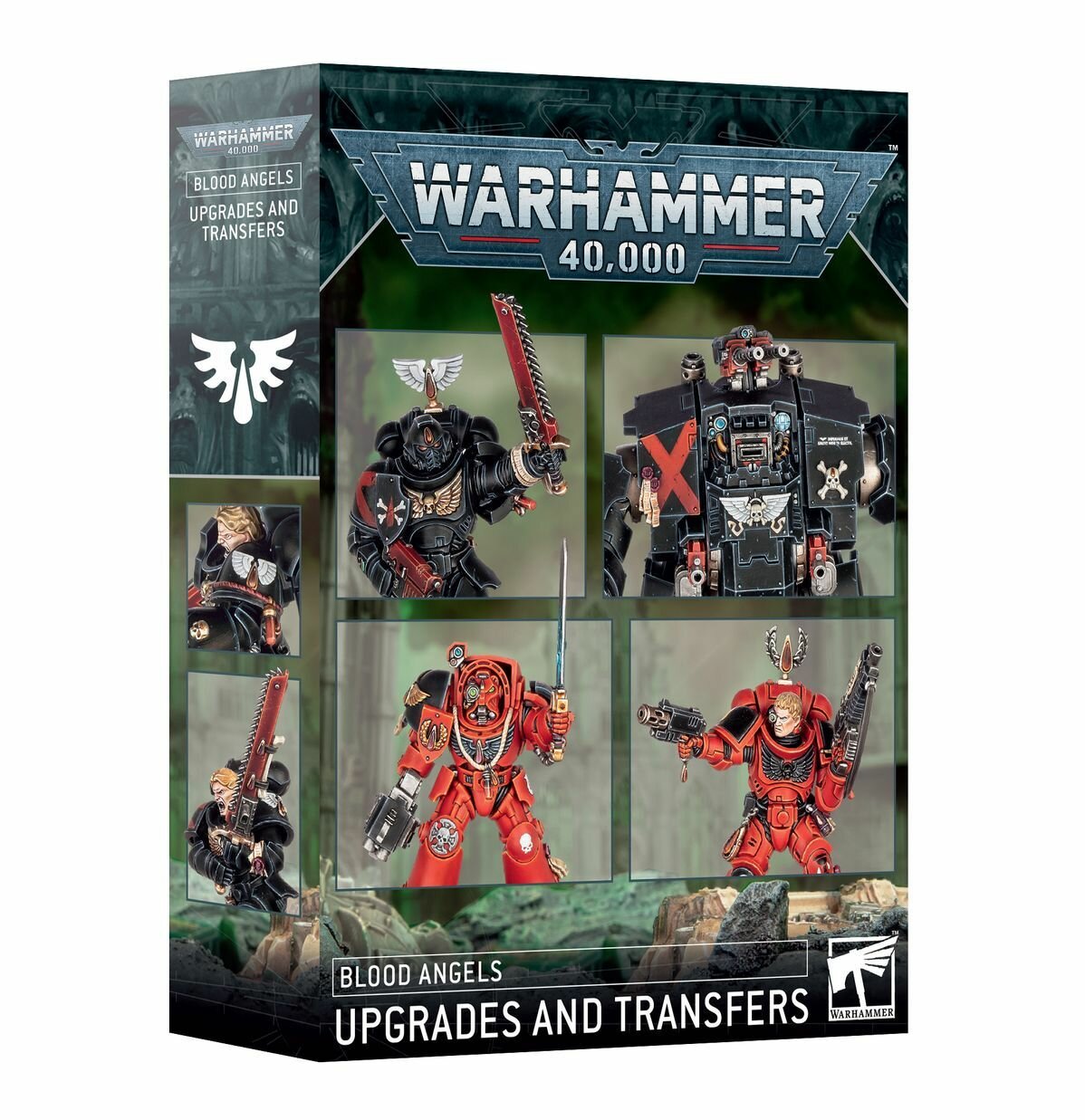 Модель для сборки Warhammer 40000 - Blood Angels: Upgrades and Transfers - обновленная версия 2024