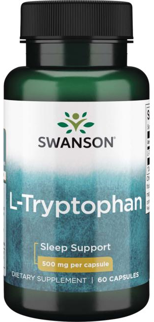 Swanson L-Tryptophan 500 mg, 60 капс.