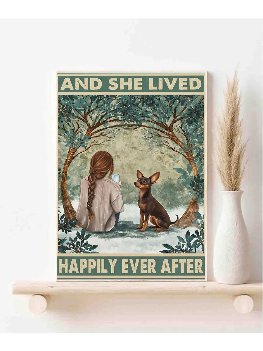 Русский той-терьер, Happily Ever After, Плакат 30x42см
