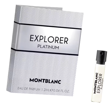 Сэмпл аромата Montblanc Explorer Platinum 2 мл - парфюм мужской Эксплорер Платинум