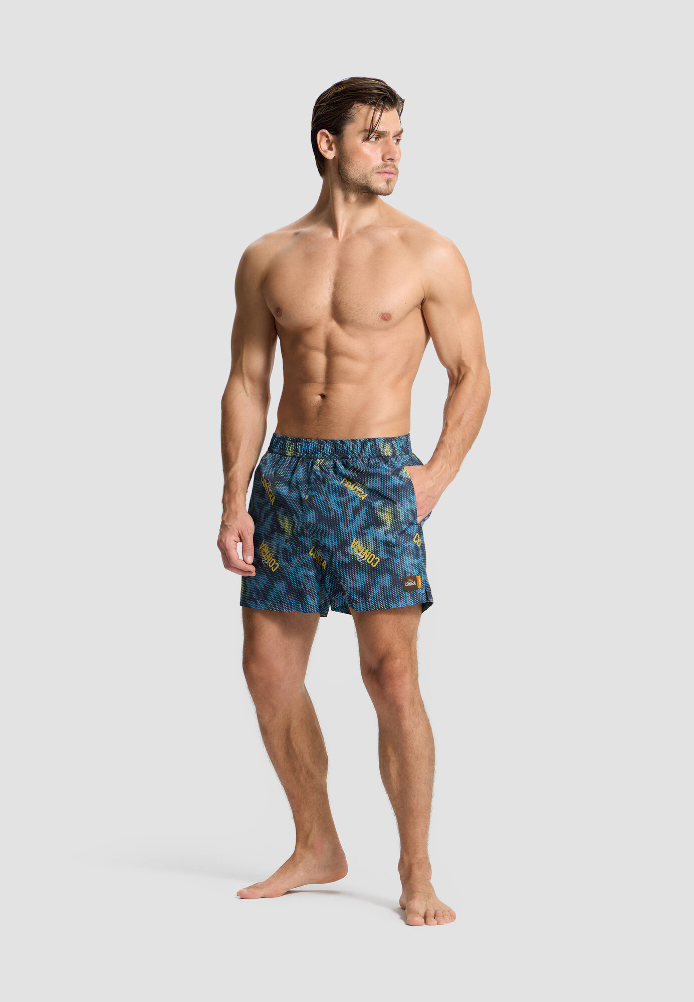 Шорты для плавания The CONTRA SHORTS PRINT CAMO NAVY