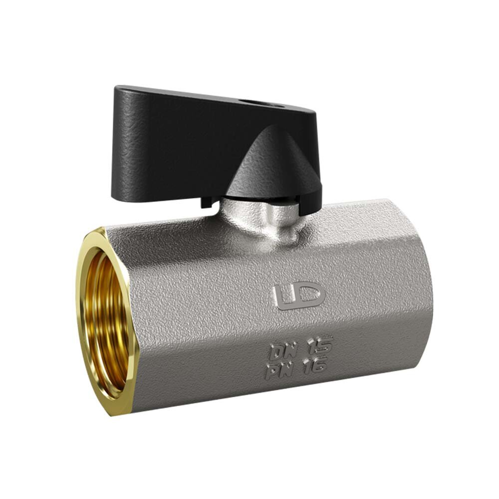 Кран шаровой муфта/муфта мини LD Pride 1/2" (40)