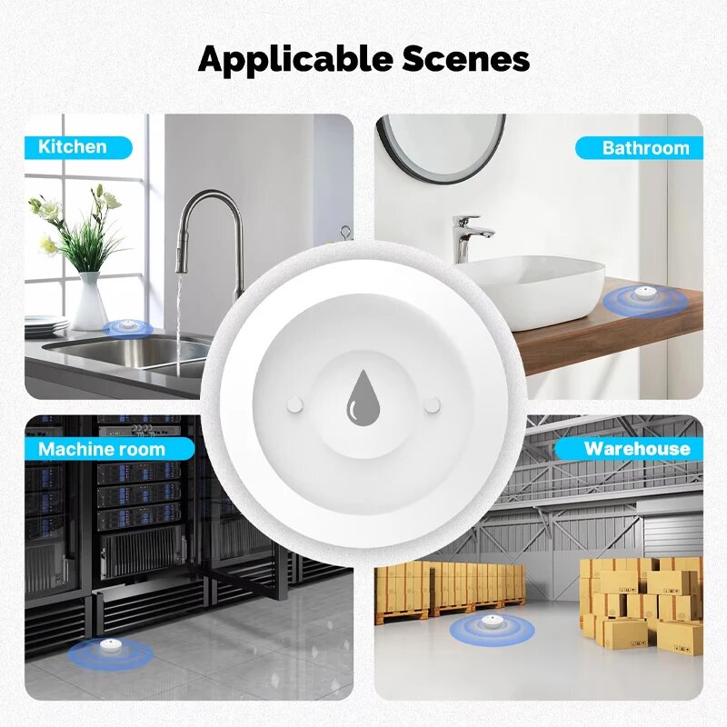 MOES Tuya ZigBee Датчик Утечки Воды — фото 1