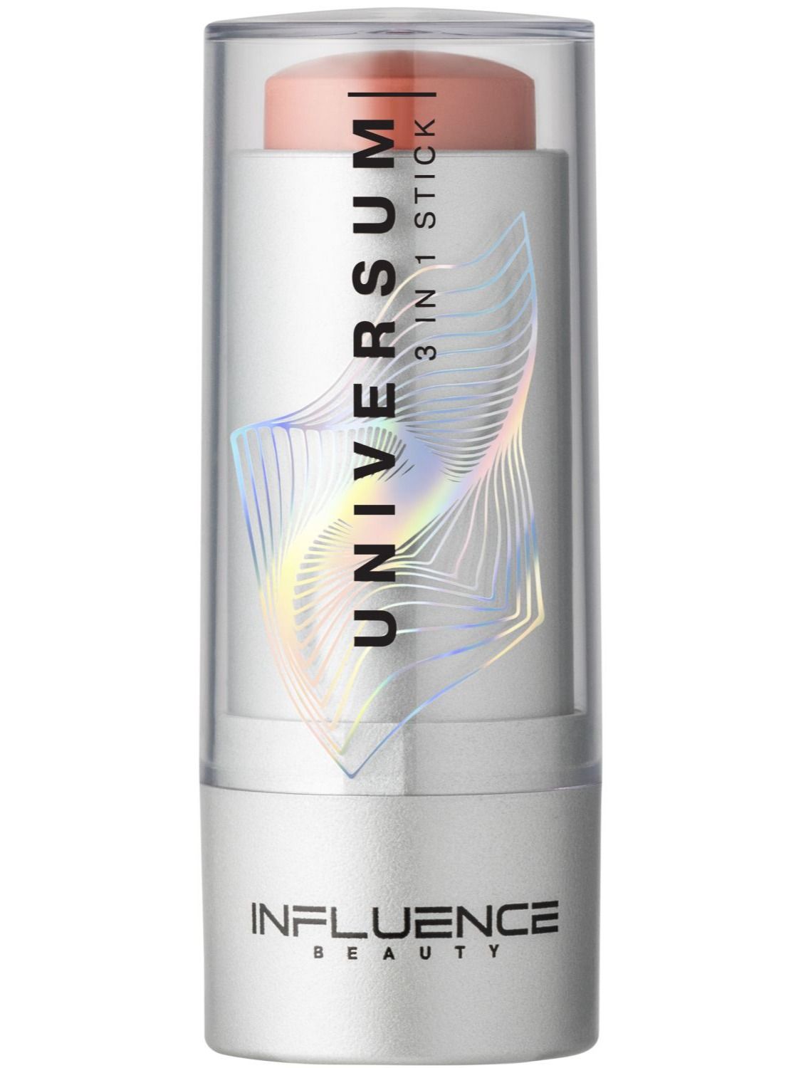 Influence Beauty Стик 3-в-1 Тон 05 Пыльный розовый матовый Universum Stick 3 in 1 универсальный для макияжа лица - румяна