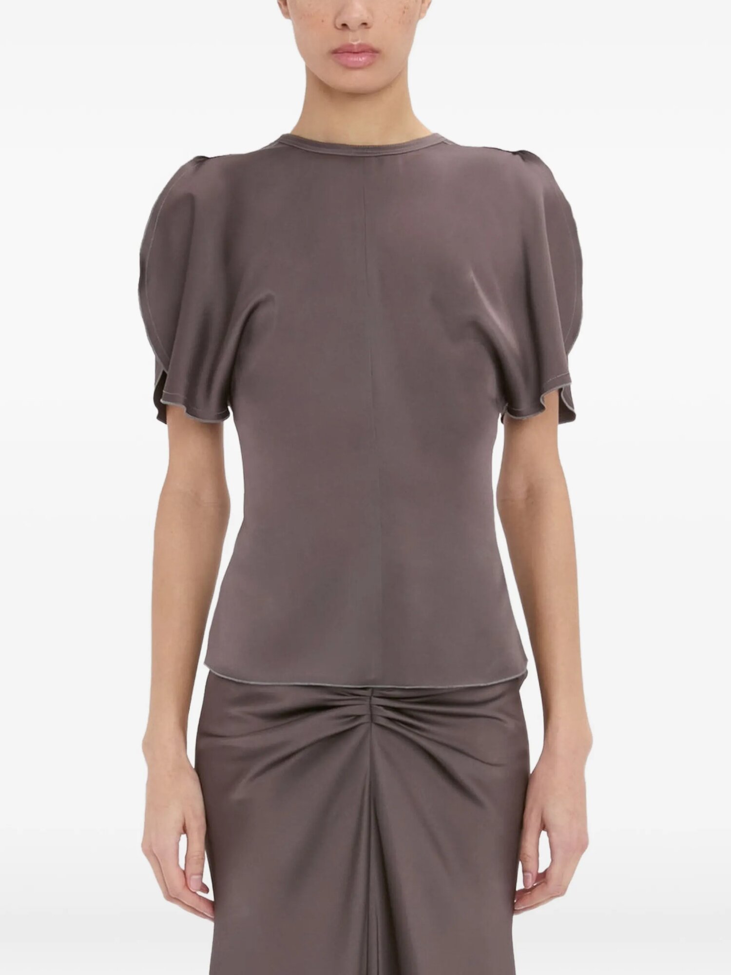 Топ Bela flutter-sleeve top