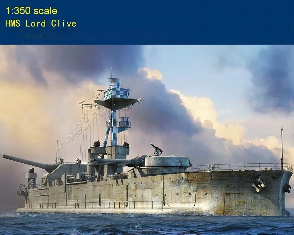 Hobby Boss 86518 1/350 HMS Lord Clive Monitor сборная модель корабля Коллекционная точность