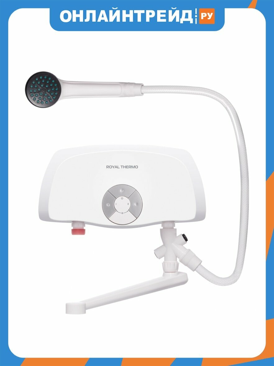 Проточный водонагреватель Royal Thermo SmartFix TS (6,5 kW) - кран+душ