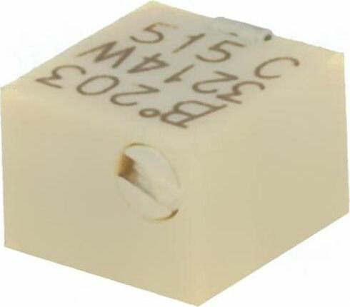 BOURNS 3214W-1-203E Потенциометр: монтажный, вертикальный, многооборотный, 20кОм, 1шт