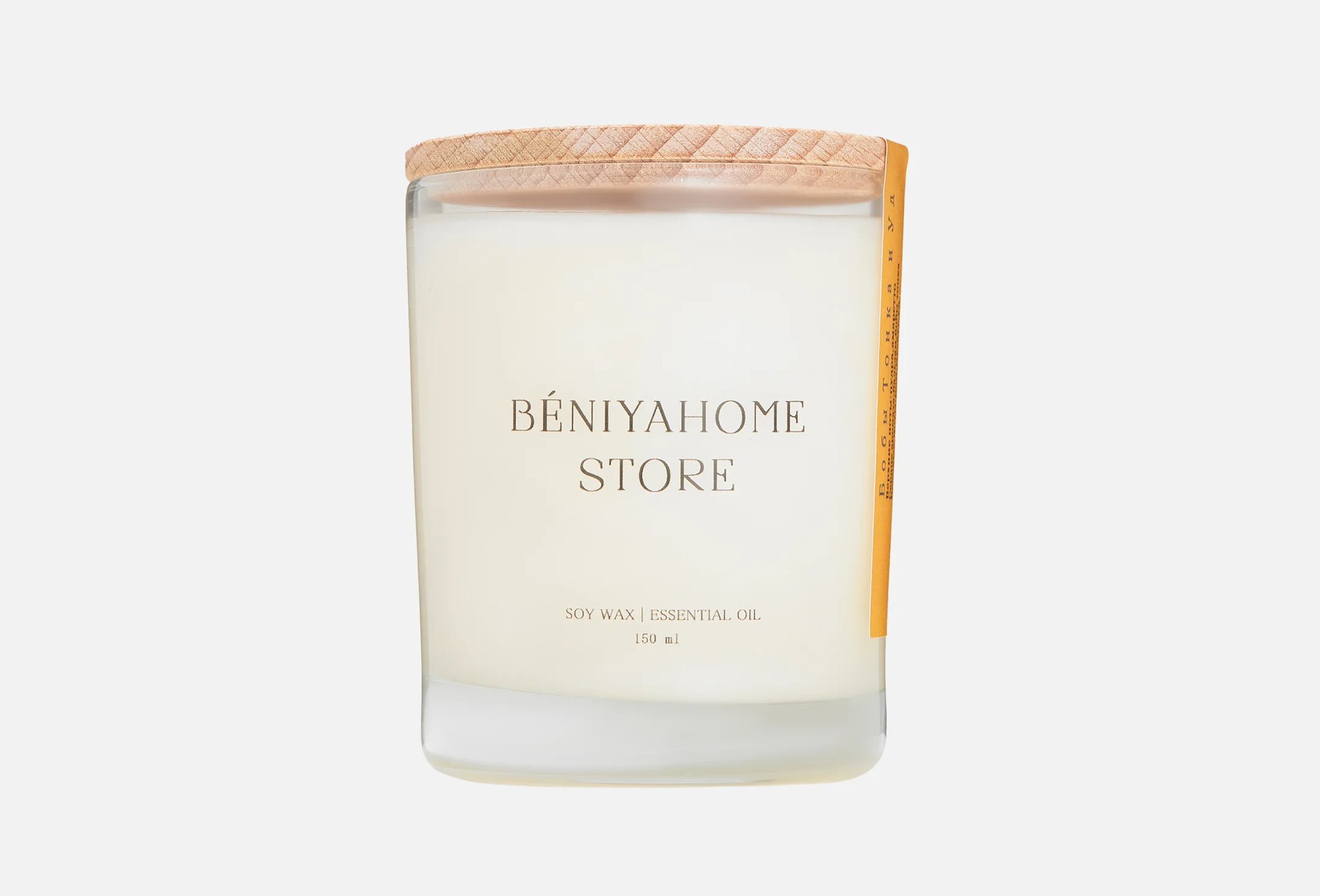 BÉNIYAHOME STORE Бобы тонка и Уд Ароматическая свеча 150мл