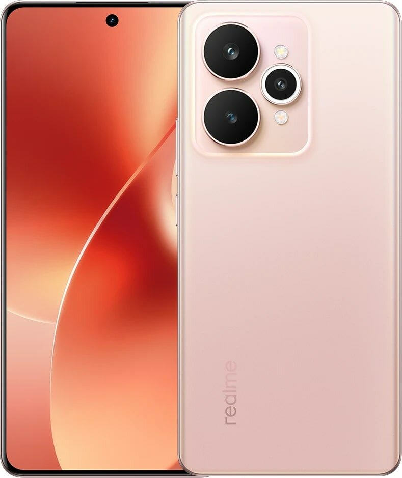 Realme Смартфон realme 15 5G | Камера 50 МП спереди и сзади | Dimensity 7300+ | AMOLED 144 Гц | 7000 мА·ч + 80 Вт