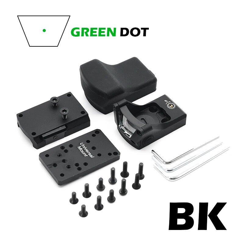 Точечный прицел Green Dot M1 Зеленый BK