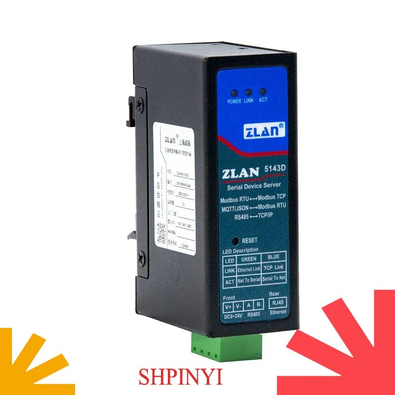 Модуль Modbus RTU ZLAN5143D — фото 1
