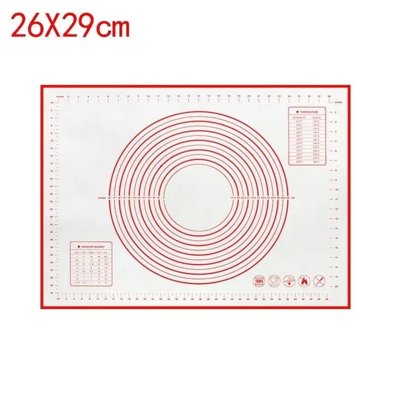 Силиконовый коврик для замеса теста buyyes 29x26cm