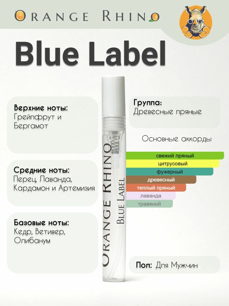 Духи Blue Label 5 мл — фото 1