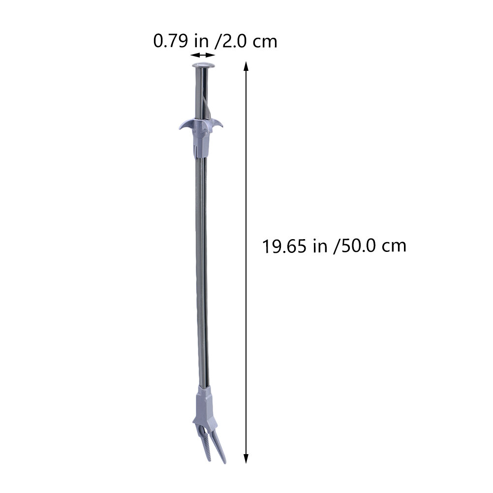 Длинные Щипцы Для Аквариума 2 Штуки Серебристые 50.00X2.00X2.00CM