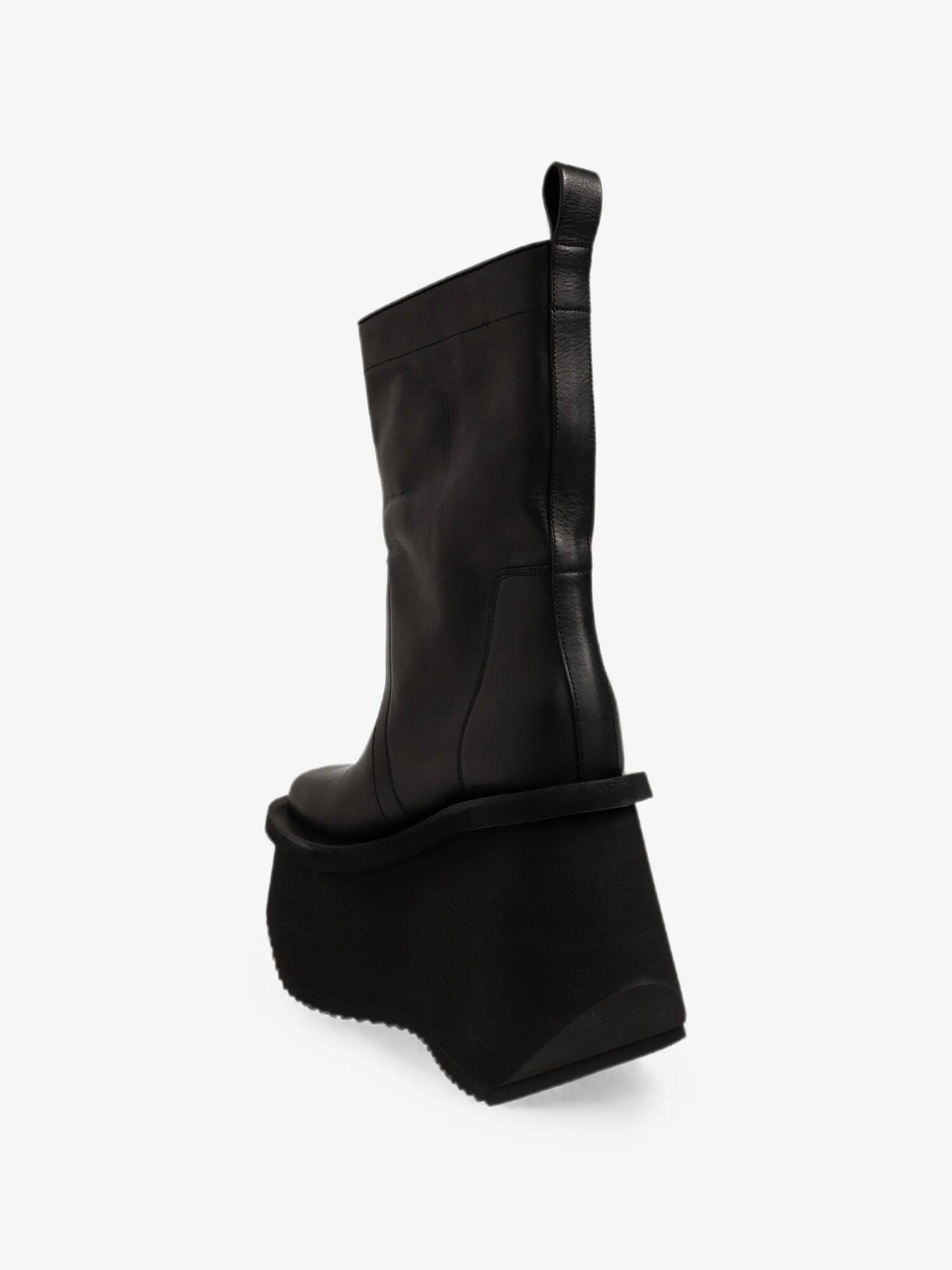 Ботинки Rick Owens Factory Boots platform ankle boots, размер 42 EU, черный — фото 1
