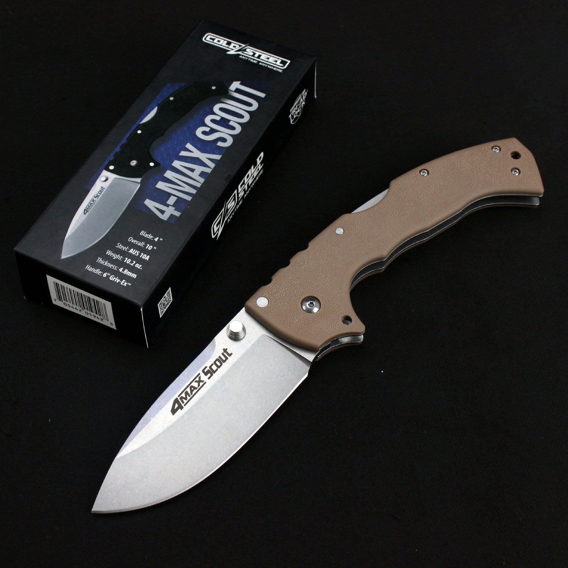 ColdSteel Холодная сталь 4-MAX складной нож трансграничной обработки нейлонового волокна складной нож