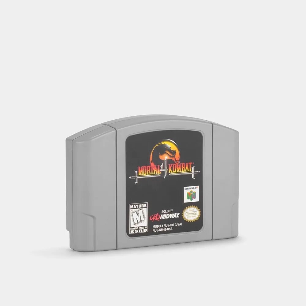 N64 Игровой картридж Mortal Kombat 4 Совместим с консолью Nintendo 64