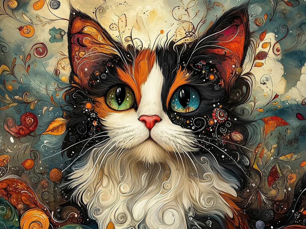 Наборы для вышивания крестом Cat 11CT мультяшные мотивы 30X40cm