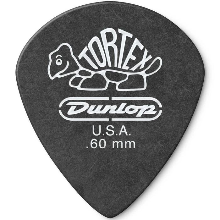 Dunlop 482P060 Tortex Pitch Black Jazz III 12Pack Набор медиаторов 12шт.