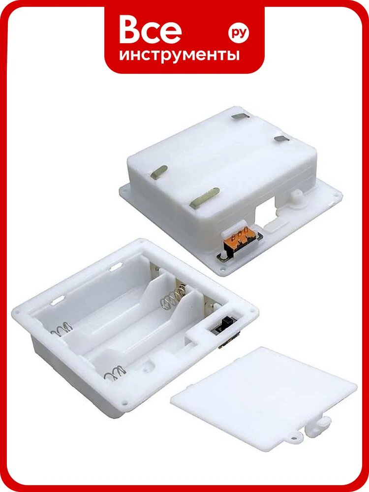 Батарейный отсек Pro Legend AAх3 switch 66x64x18 мм, закрытый PL2760