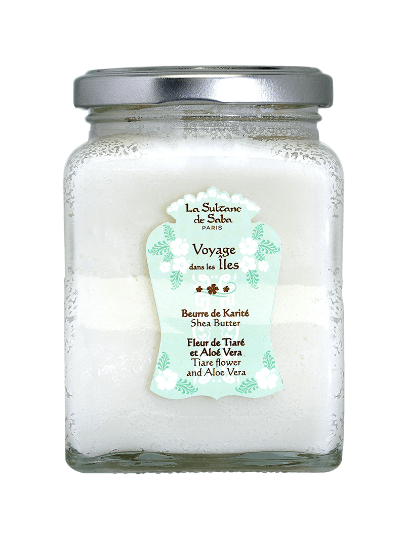 La Sultane De Saba Shea Butter Tiare Flower And Aloe Vera 300ml Масло ореха карите Тиаре и Алоэ вера, LS-IL03 (3700448601872), La Sultanе De Saba