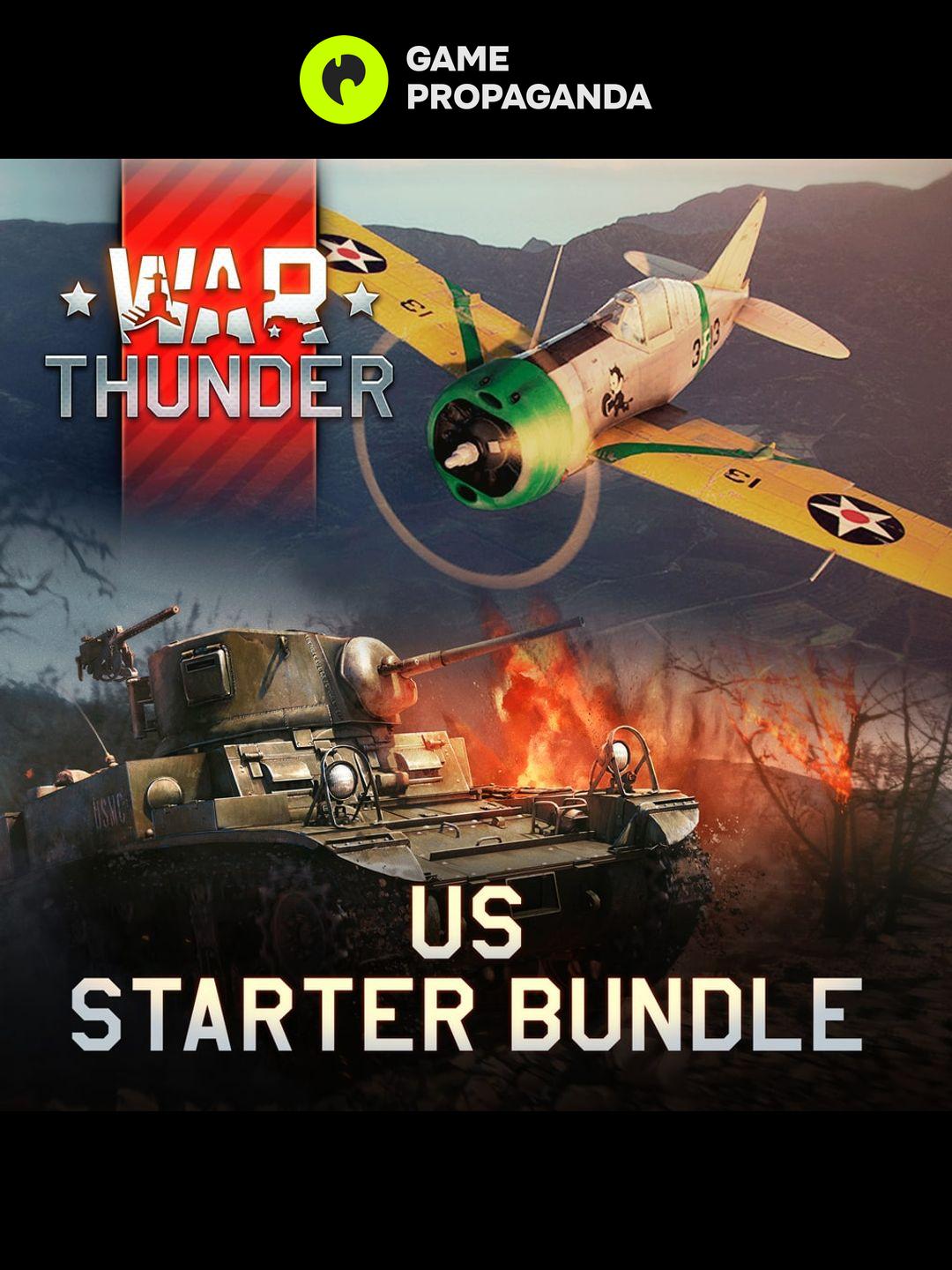 Игра War Thunder - US Starter Bundle PS4, PS5 + 35 TRY на баланс PSN. Турция. Цифровая версия