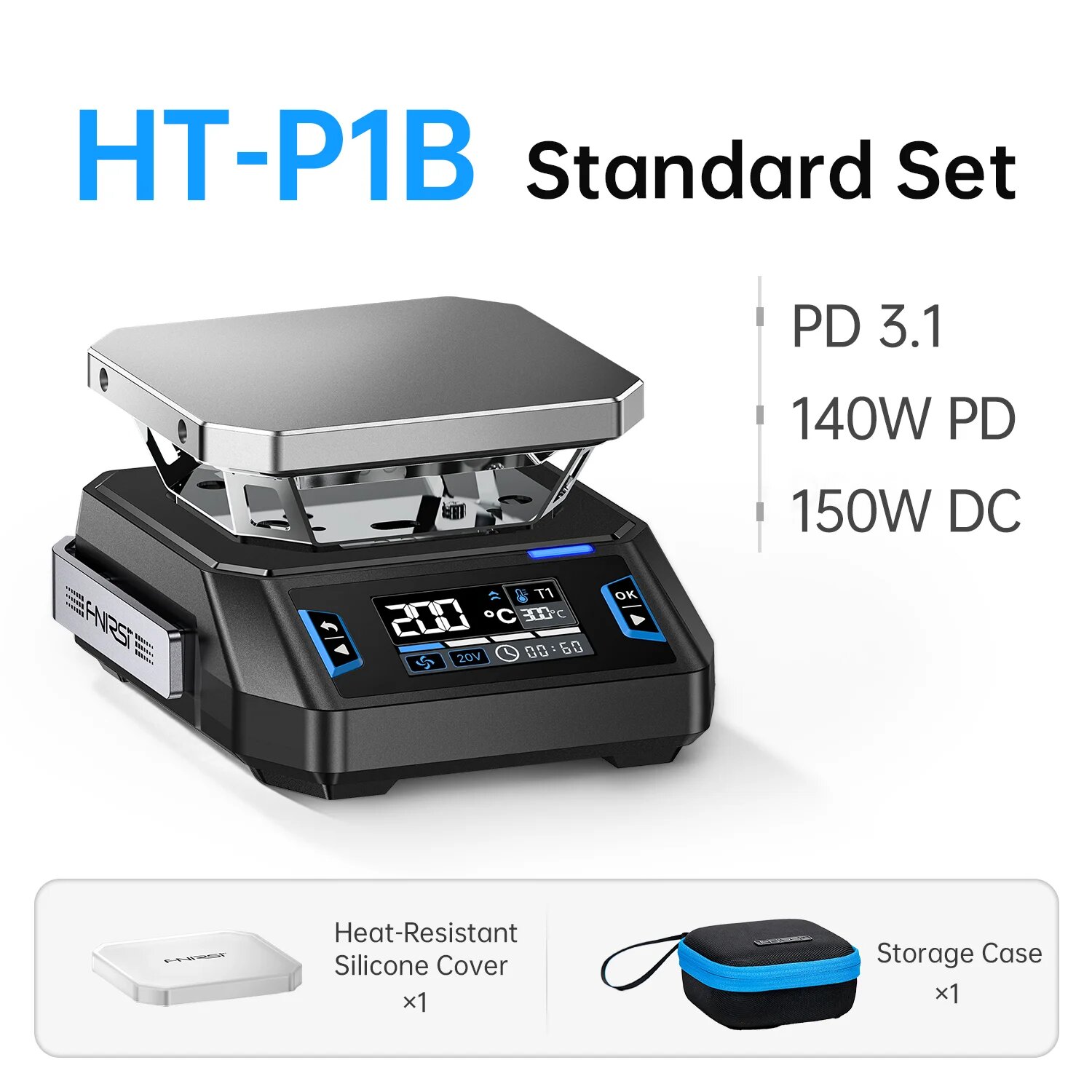Паяльная станция FNIRSI HT-P1 HT-P1B Standard Set