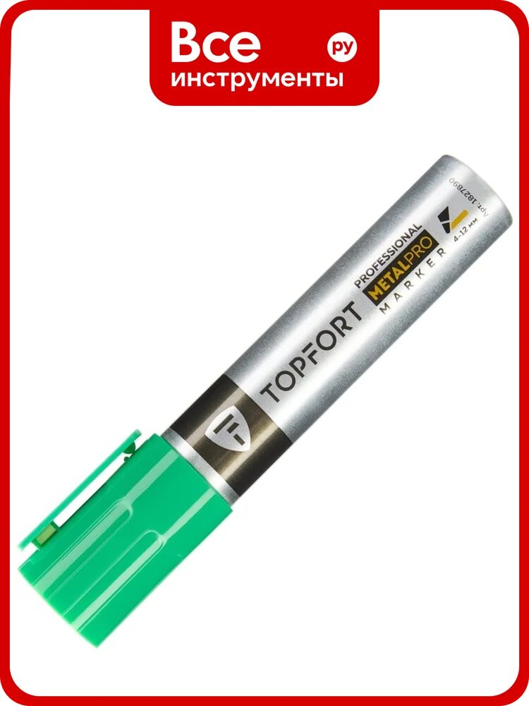 Маркер для металла Topfort MetalPro 4-12 мм зеленый 1827890