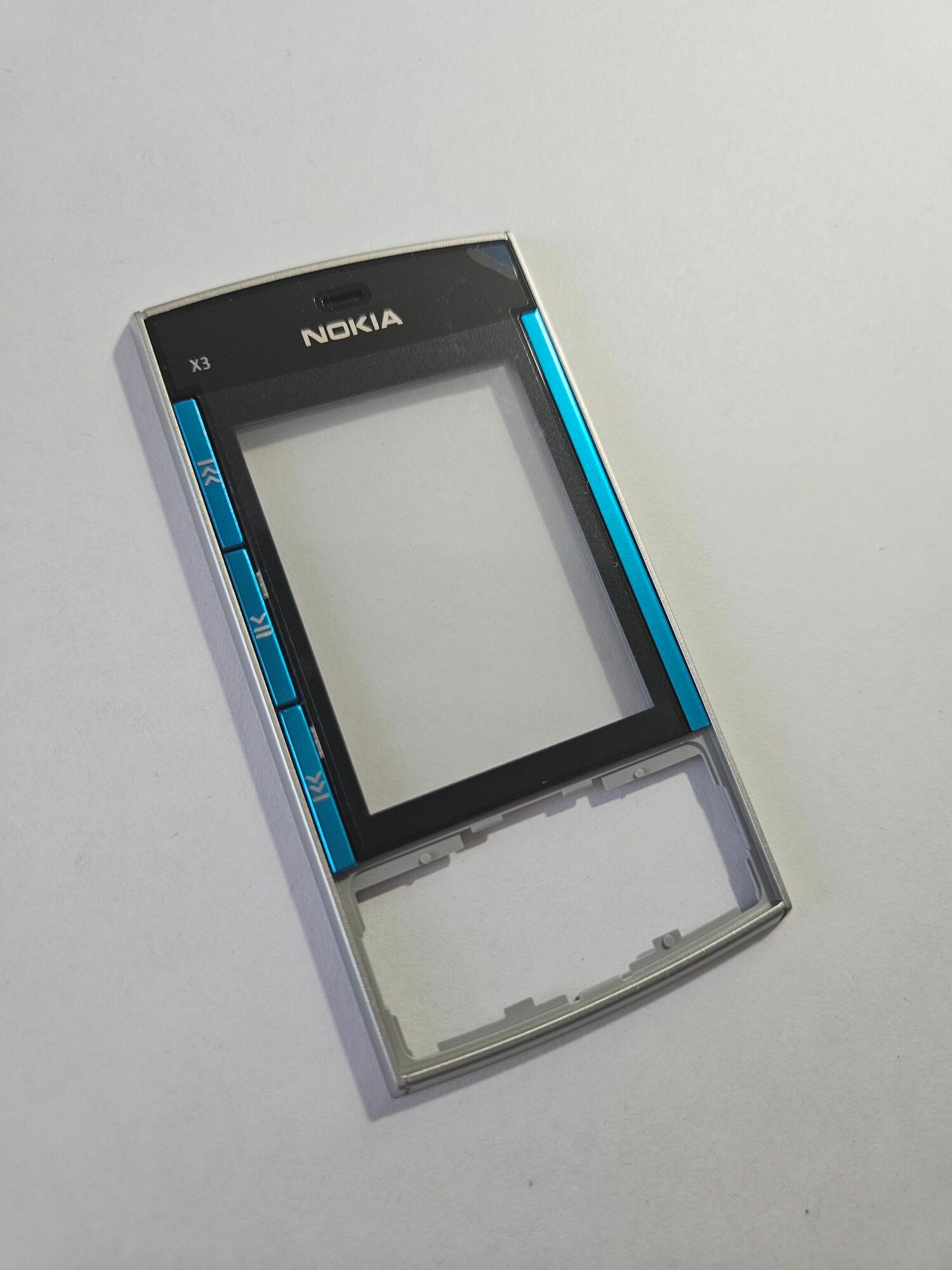 Передняя панель для Nokia X3-00 (цвет - blue) ORIG, новая!