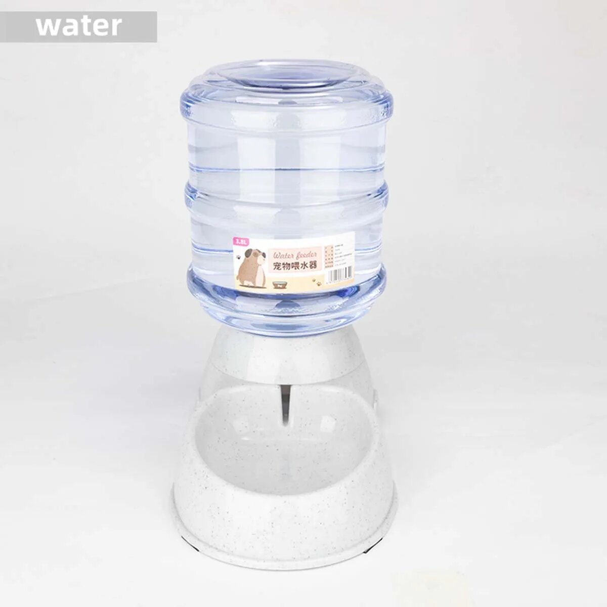 Автоматическая кормушка и поилка для кошек и собак 3,8 л Gray Drinker