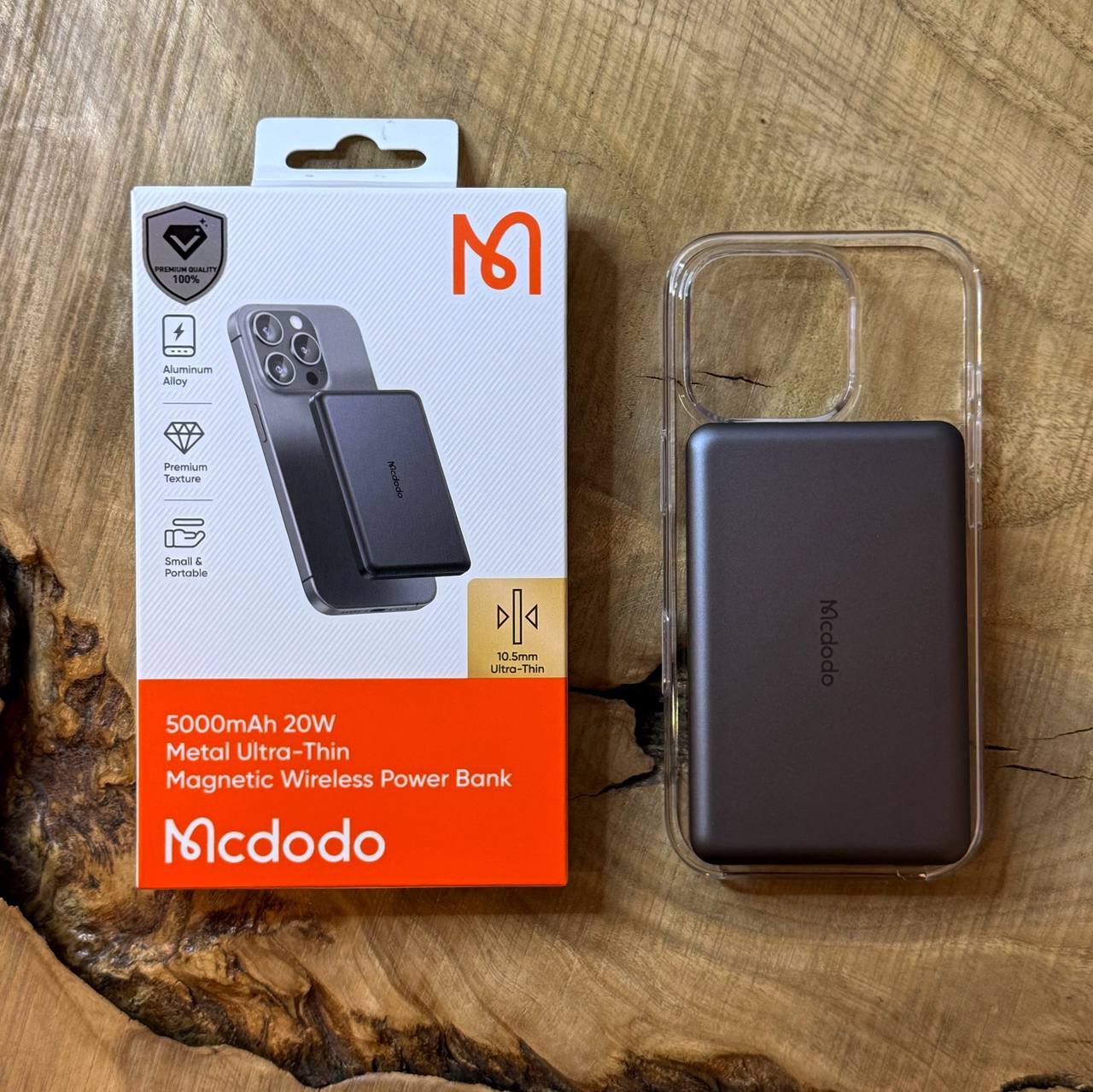 Ультратонкий внешний аккумулятор Mcdodo 5000mah / Черный_09