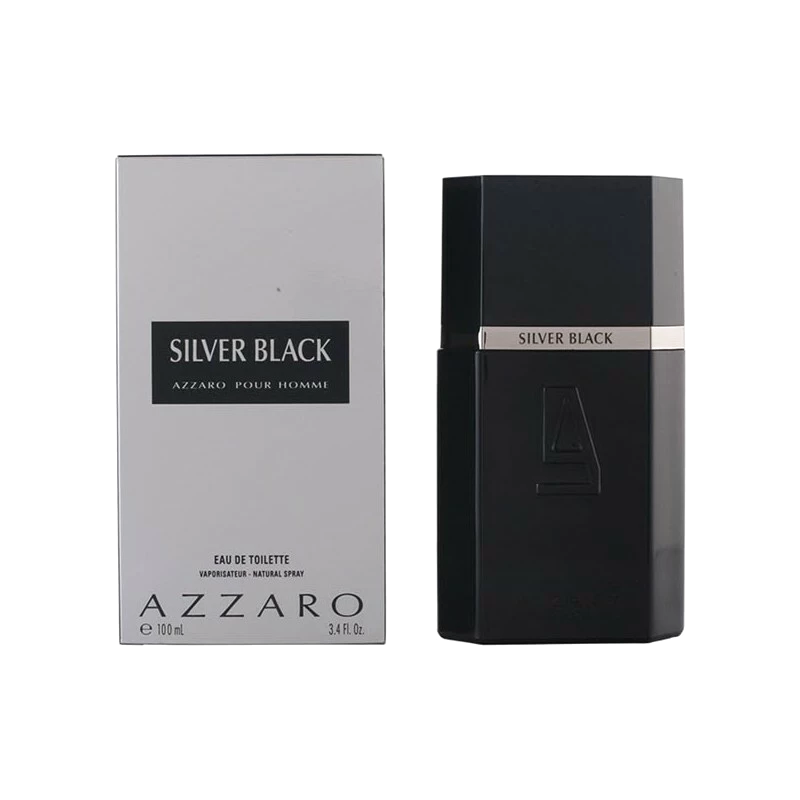 Мужской парфюм Silver Black Azzaro 100 мл / Азаро Сильвер Блэк