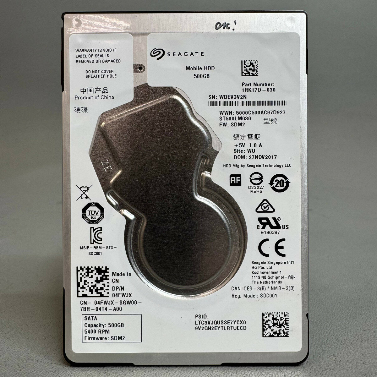 Жесткий диск Seagate Barracuda 500 гб ST500LM030