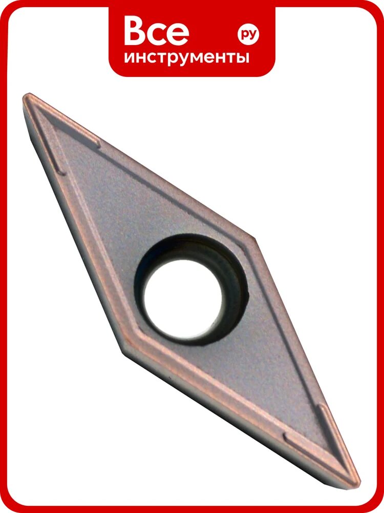 Пластина твердосплавная токарная VCMT160404-UM PM25 Debever Machining Solutions VCMT160404UMPM25