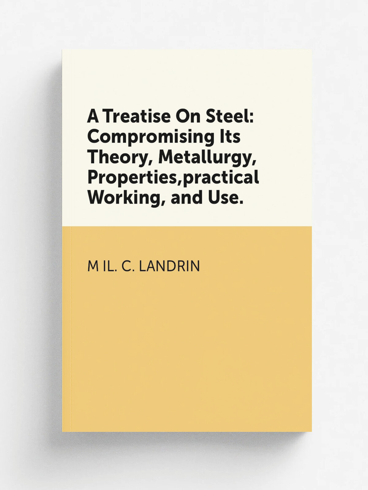 A Treatise On Steel: Compromising Its Theory, Metallurgy, Properties, practical Working, and Use.