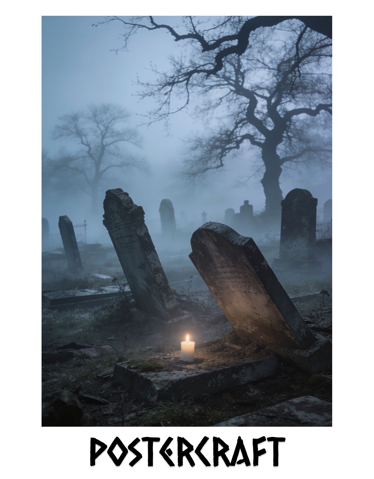 Постер "Хэллоуин" (Halloween, Привидения, Сладости, Тыквы), А3, глянцевый, 42х29.7см