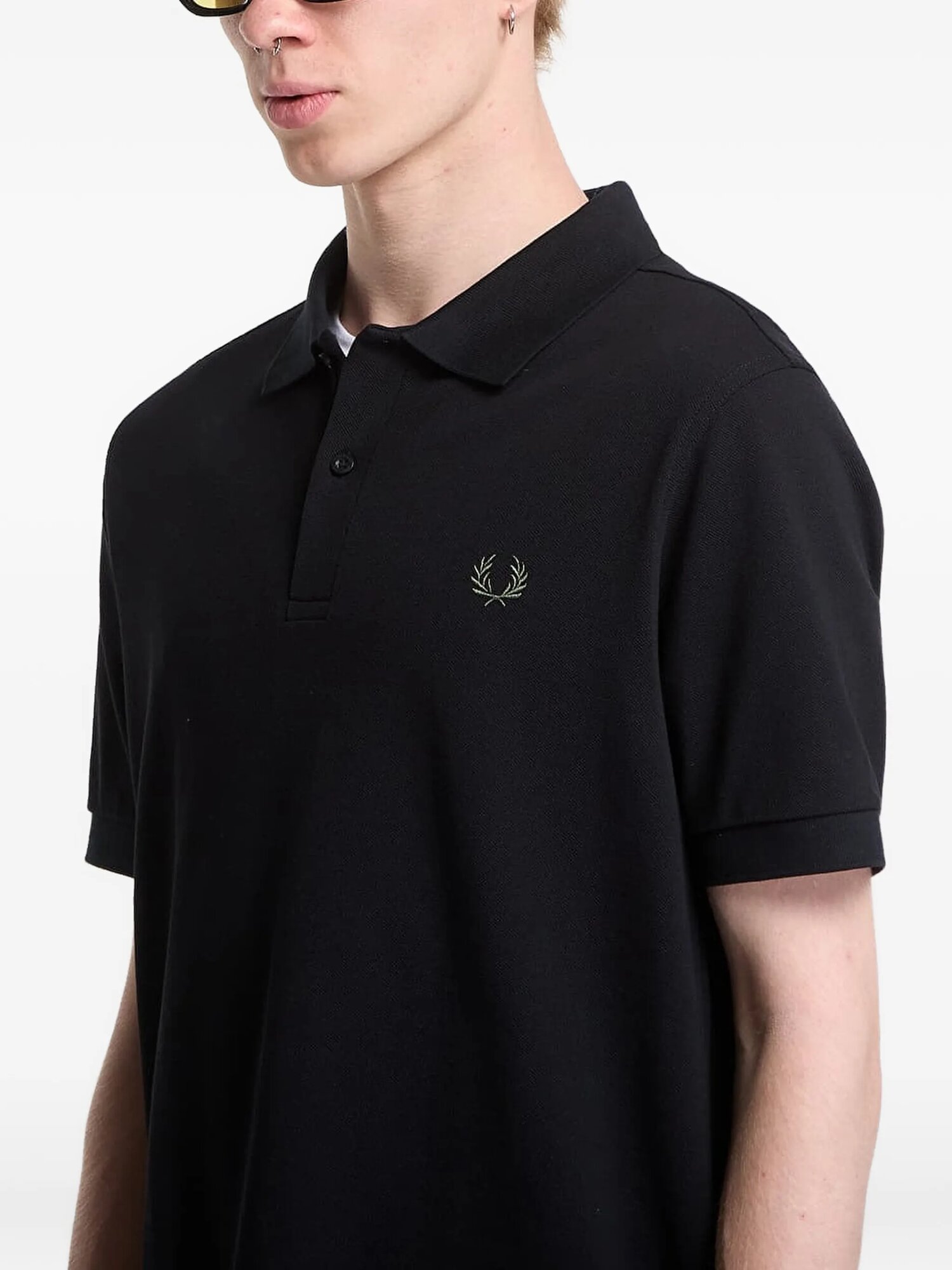 Рубашка FRED PERRY, размер 48, черный — фото 1