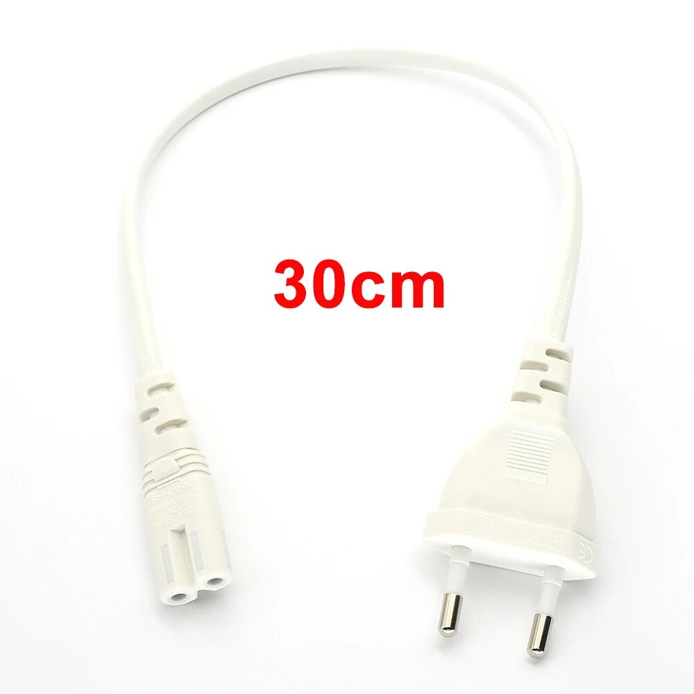 Удлинитель питания JCD 30 см белый