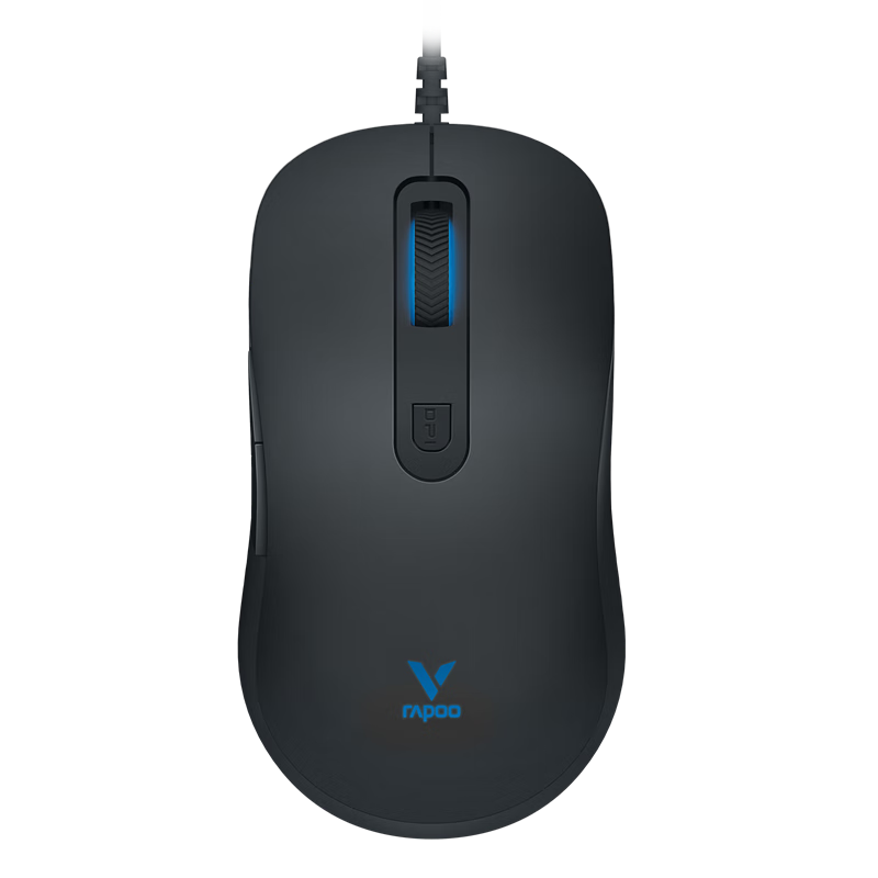 Rapoo V22S Проводная игровая мышь с эргономичным дизайном для больших рук 5001-10000 DPI Цвет：V22S Проводная