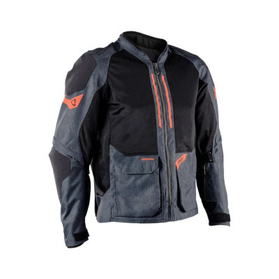 Мотокуртка Leatt ADV FlowTour 4.5 Short Jacket (Iron Grey, XL, 2026 (5026002453))