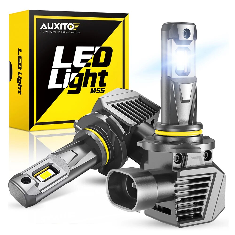 AUXITO 2x9005 HB3 Светодиодная лампа для фар Canbus для Honda Civic Toyota Fortuner Kia Sportage Niro H11 H8 H7 9012 Turbo светодиодная фара 9005/HB3