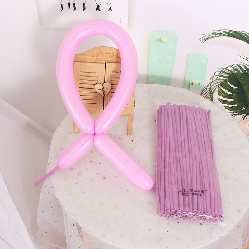 Толстые однотонные шары Small Prince 100 шт. в фиолетовом цвете как виолет с магическим переплетением для праздников