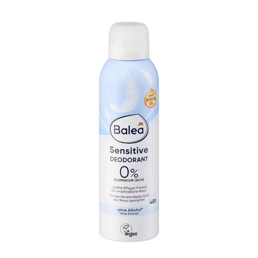 Дезодорант антиперспирант Balea - Sensitive, 200 мл, 48ч, 1шт