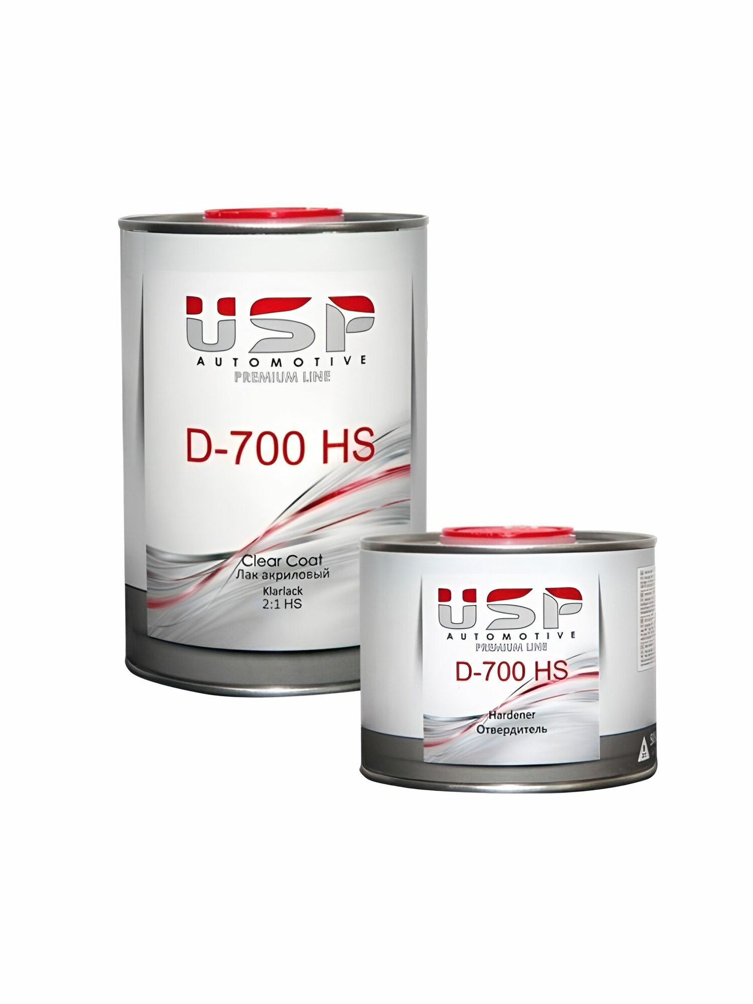 Лак автомобильный USP Premium D700 HS 2:1 Clear Coat 1 л. + отвердитель 0,5 л.