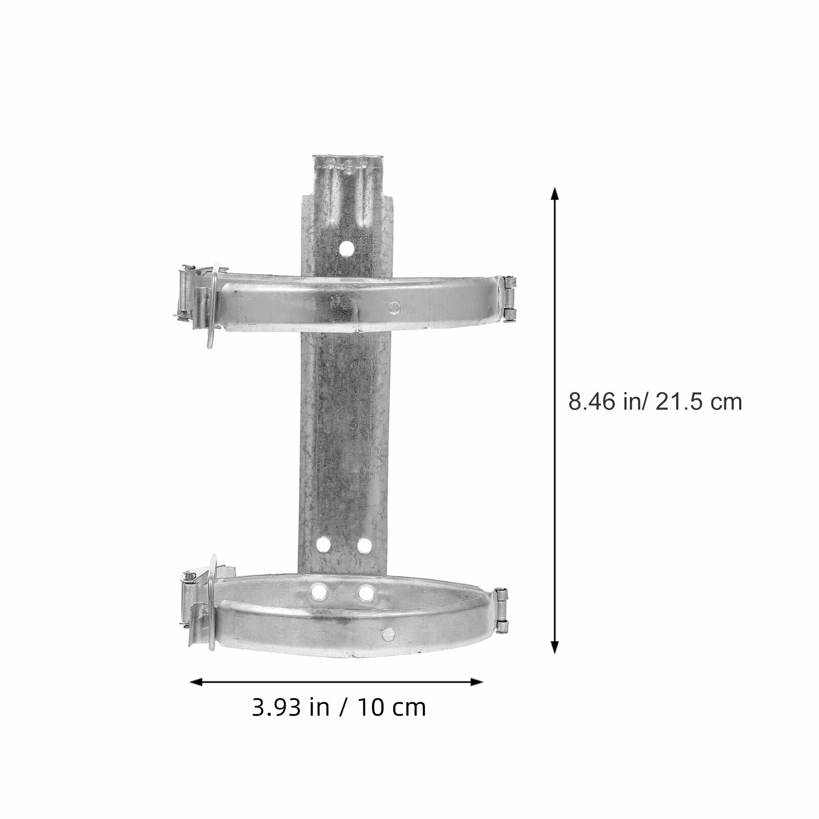 Держатель Для Огнетушителя На Стену 1 Шт Серебристый Размер 25x11 Cm