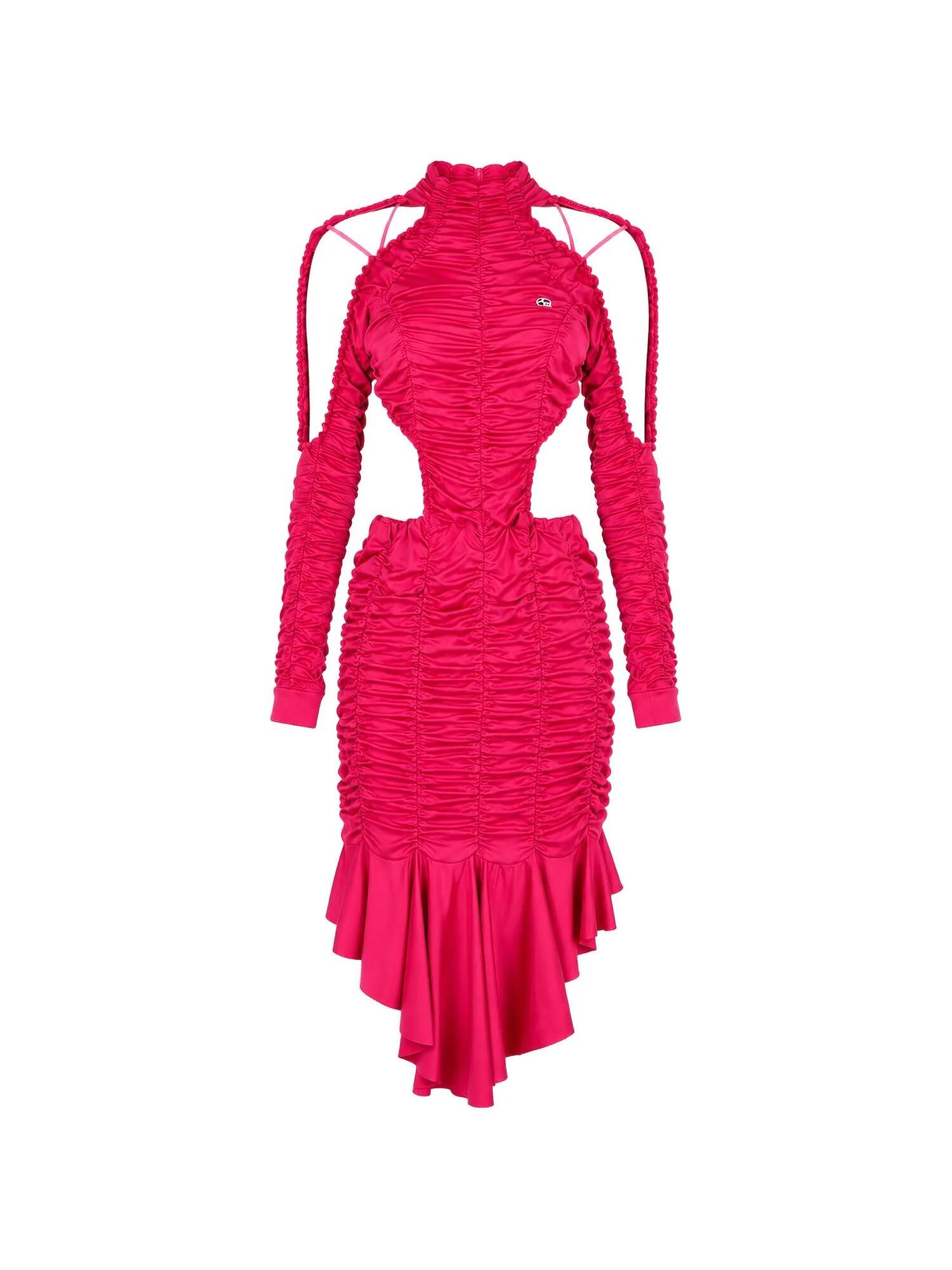 Платье Ruched cut-out dress
